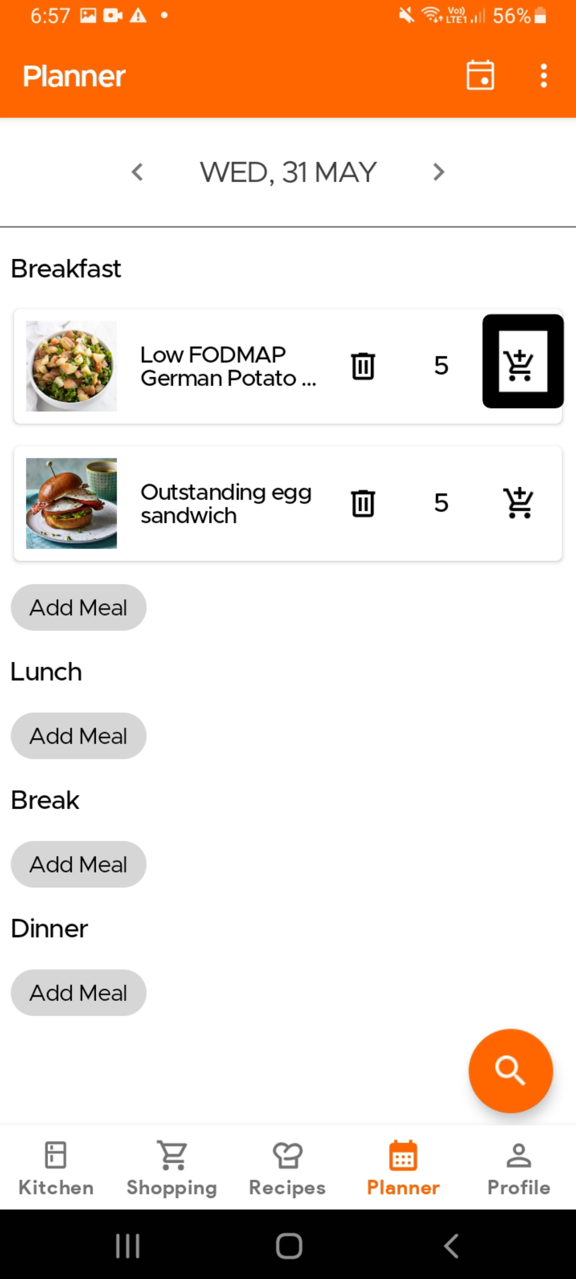 Meal Planner FAQs - KitchenPal (iCuisto) - Pantry & Shopping App